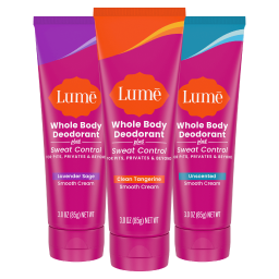 Cream Deodorant + Sweat Control | Prevent Sweat Smell | Lume