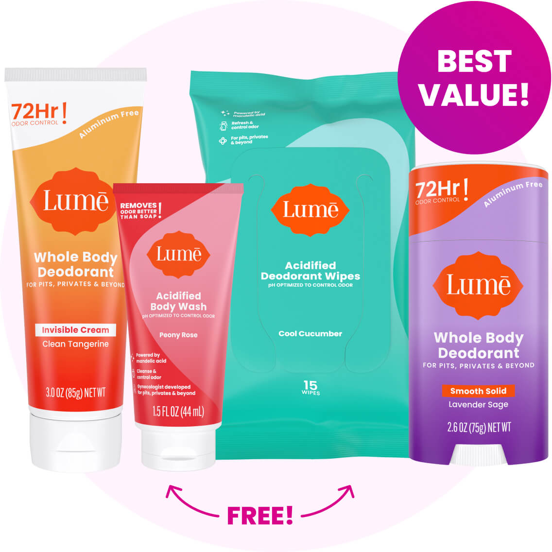 Home | Best Deodorant For Women | Lume Whole Body Deodorant