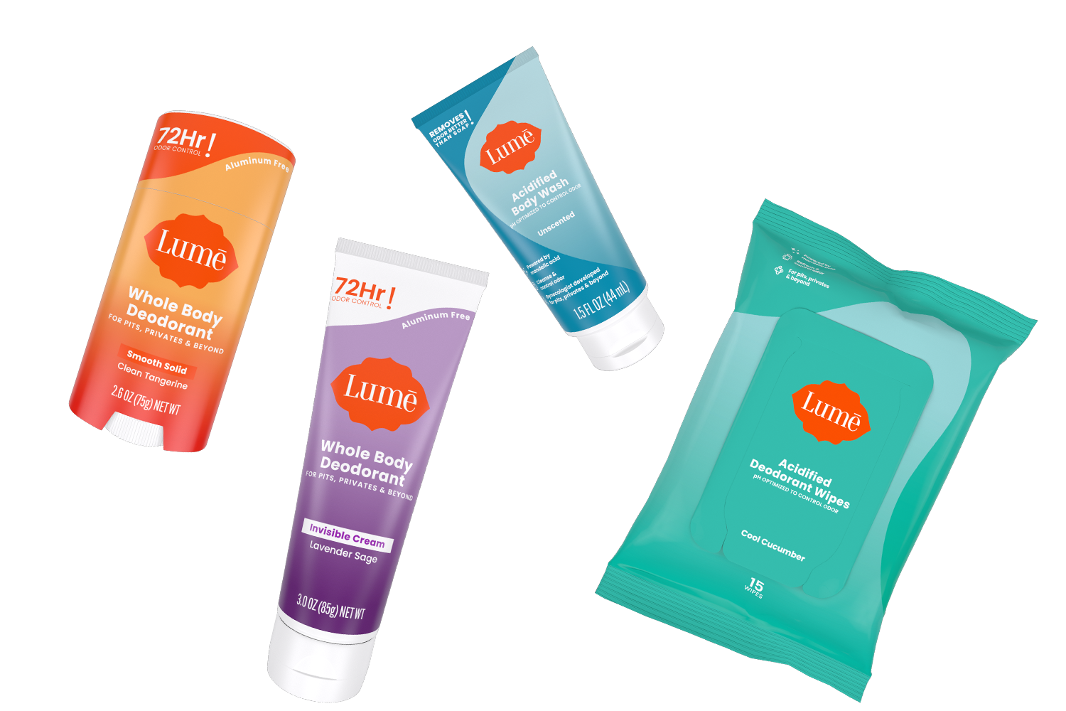 New! Lume Starter Pack Bundle | Lume Deodorant | Outrageously Effective ...