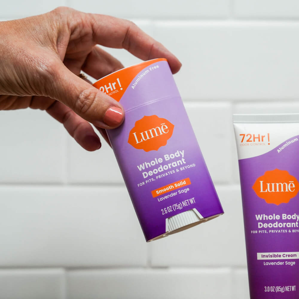 Lavender Sage | Solid Stick Deodorant | Lume Deodorant | Outrageously ...